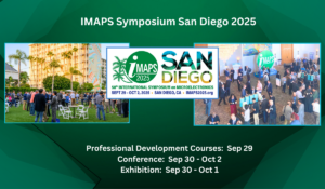 IMAPS Symposium 2025 in San Diego, CA - 3D InCites